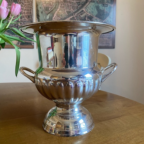 Accents | Vintage Silver Plated Champagne Bucket Trophy Bucket Euc ...